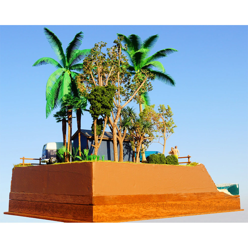 "Secret Point" with miniature car and figure : Green Art - Completed 1 ...