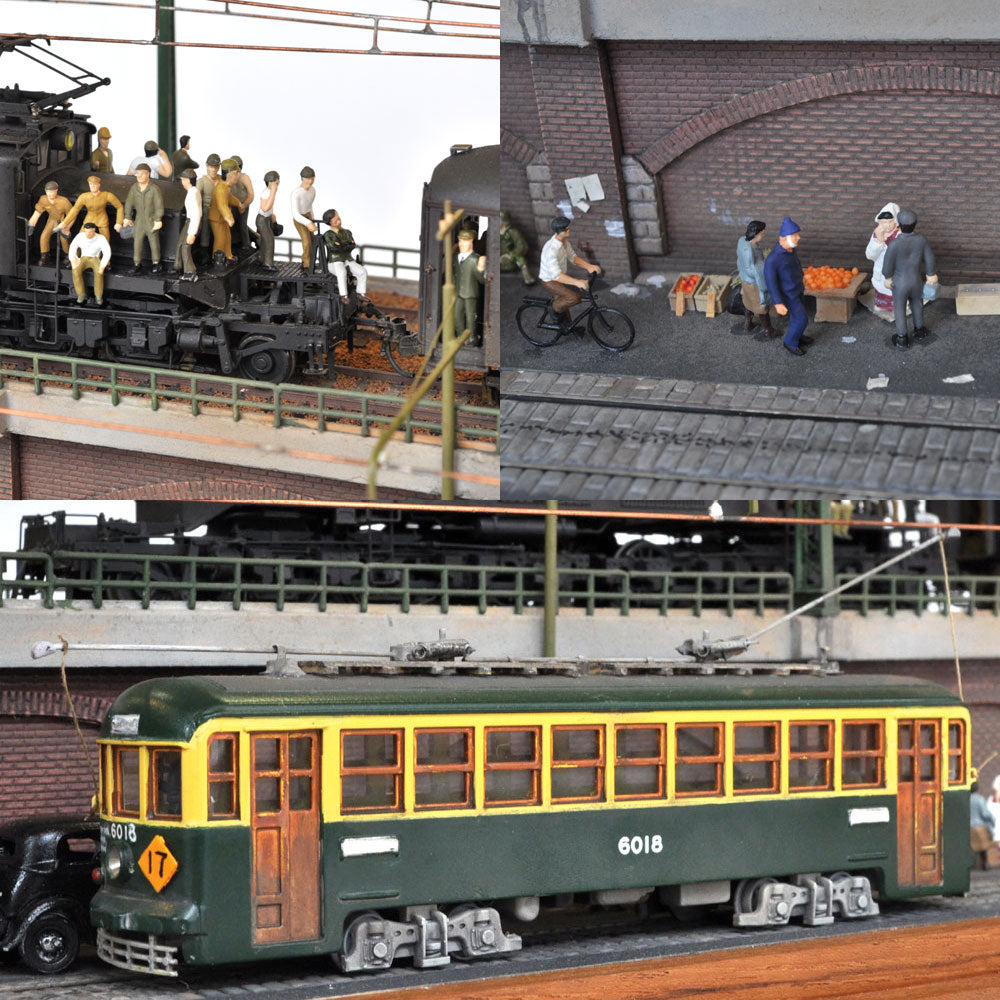 The Age of Crocodiles HO (HO) Layout Section with EF13 Wartime Type ...