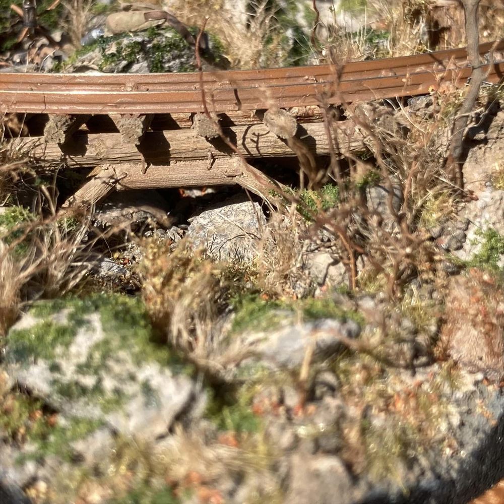 "A little break" : Art Stage K, 1:87 scale HO Narrow mini-layout art w ...